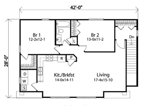 Plan 2807 - Just Garage Plans